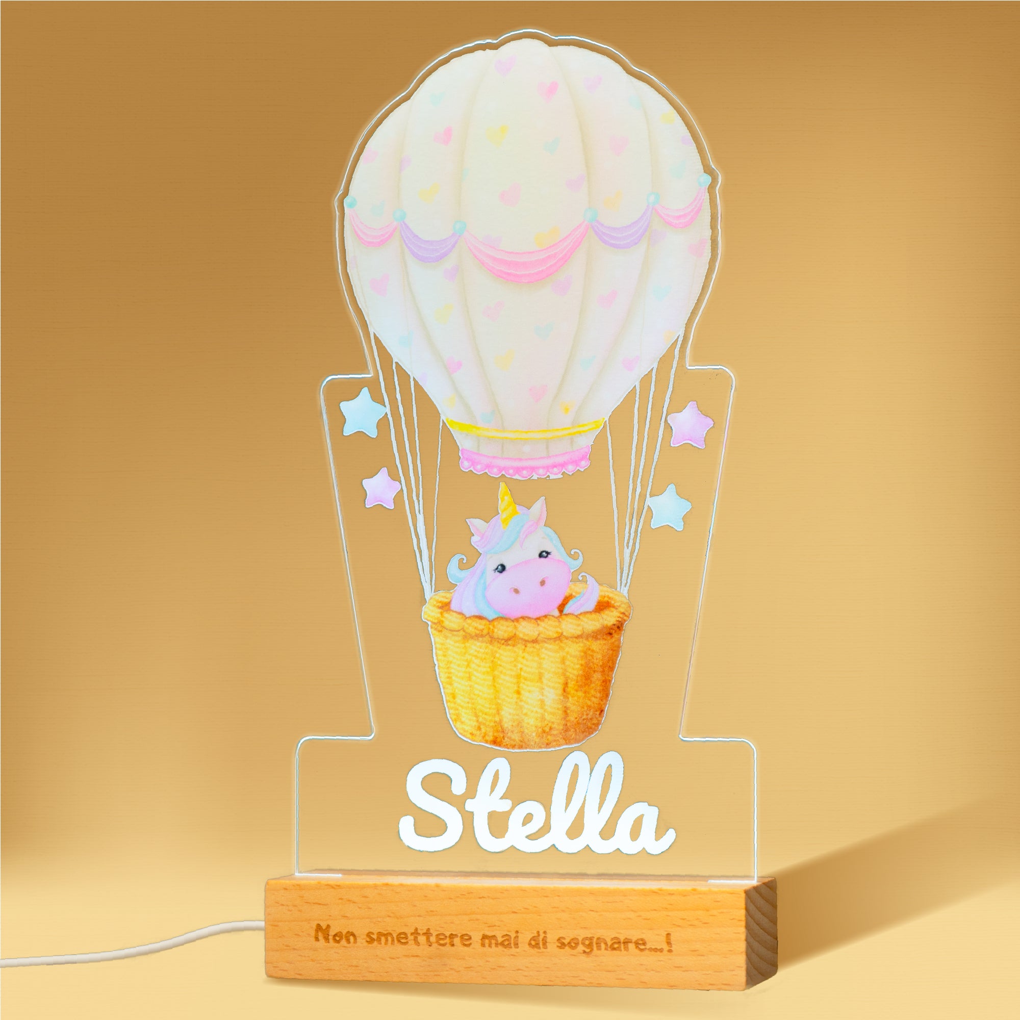 Lampada Mongolfiera Unicorno – sbugatta Design
